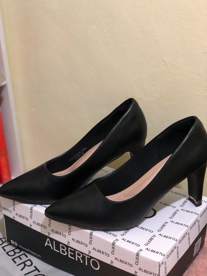 ALBERTO BLACK SHOES on Carousell