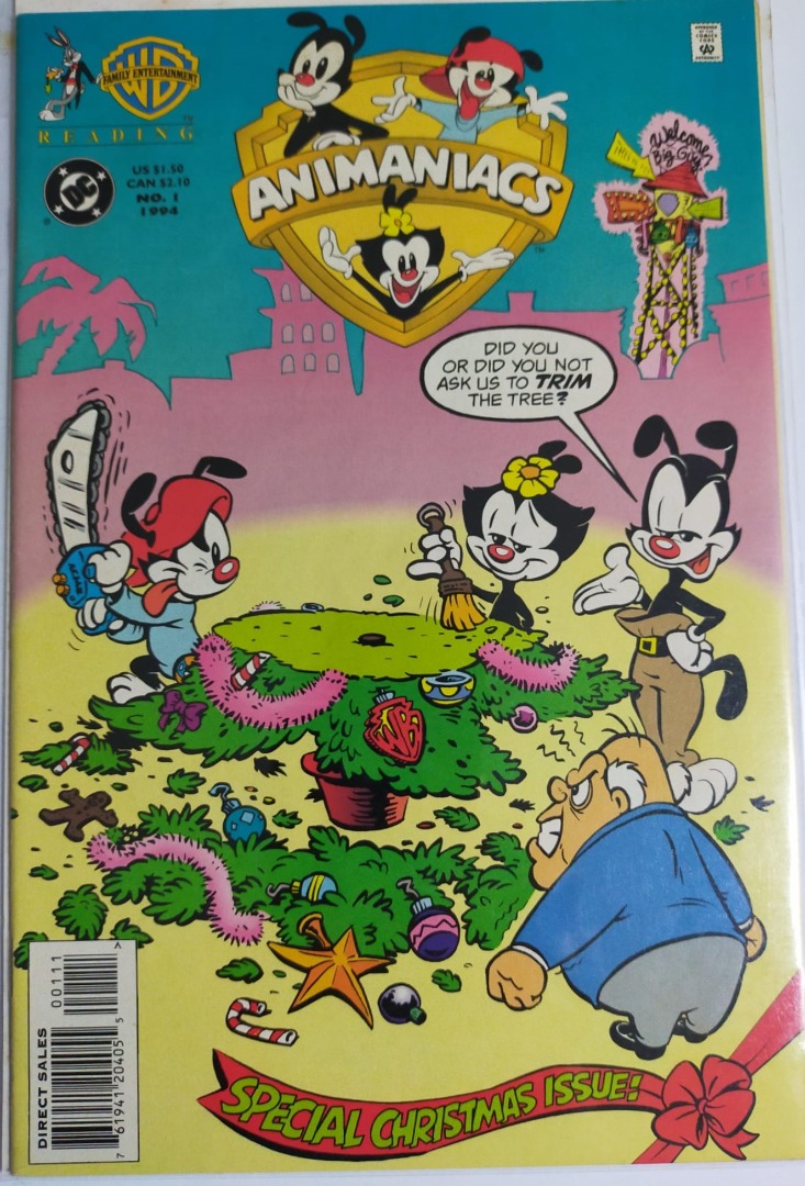 ANIMANIACS CHRISTMAS SPECIAL 1 1ST APPEARANCE IN COMICS (1994, DC ...