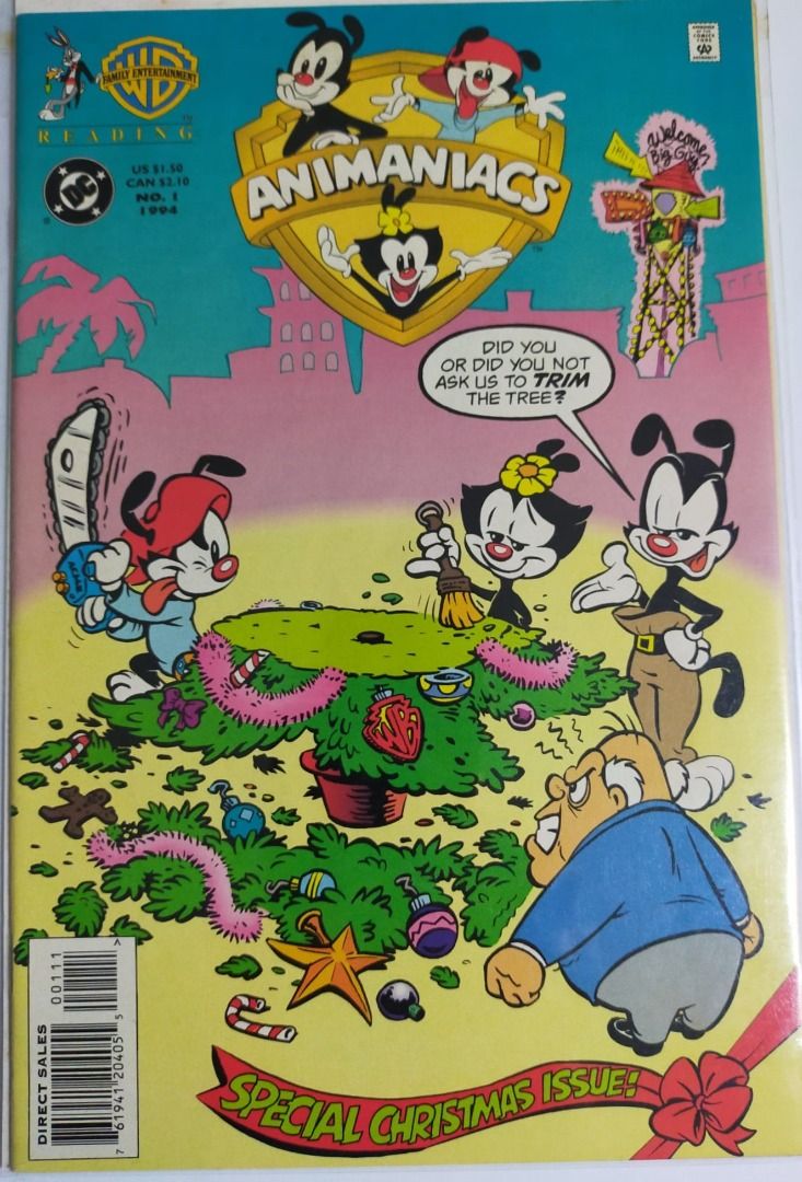 ANIMANIACS CHRISTMAS SPECIAL 1 1ST APPEARANCE IN COMICS (1994, DC ...
