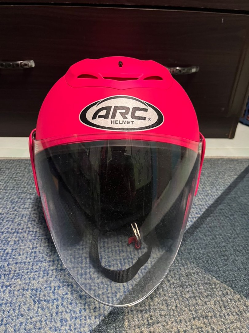 ARC HELMET PINK, Motorbikes on Carousell
