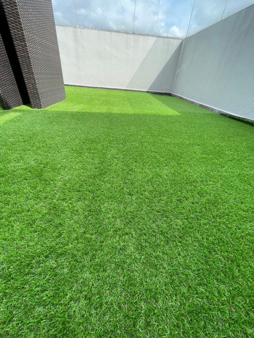 Artificial grass and drainage cells (fake grass), Furniture & Home ...