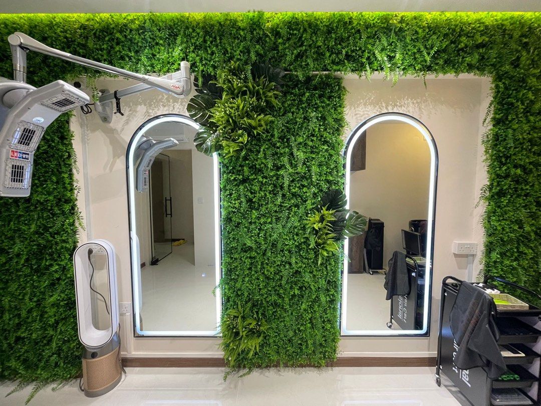 Artificial plant wall design, Furniture & Home Living, Home Decor, Wall ...