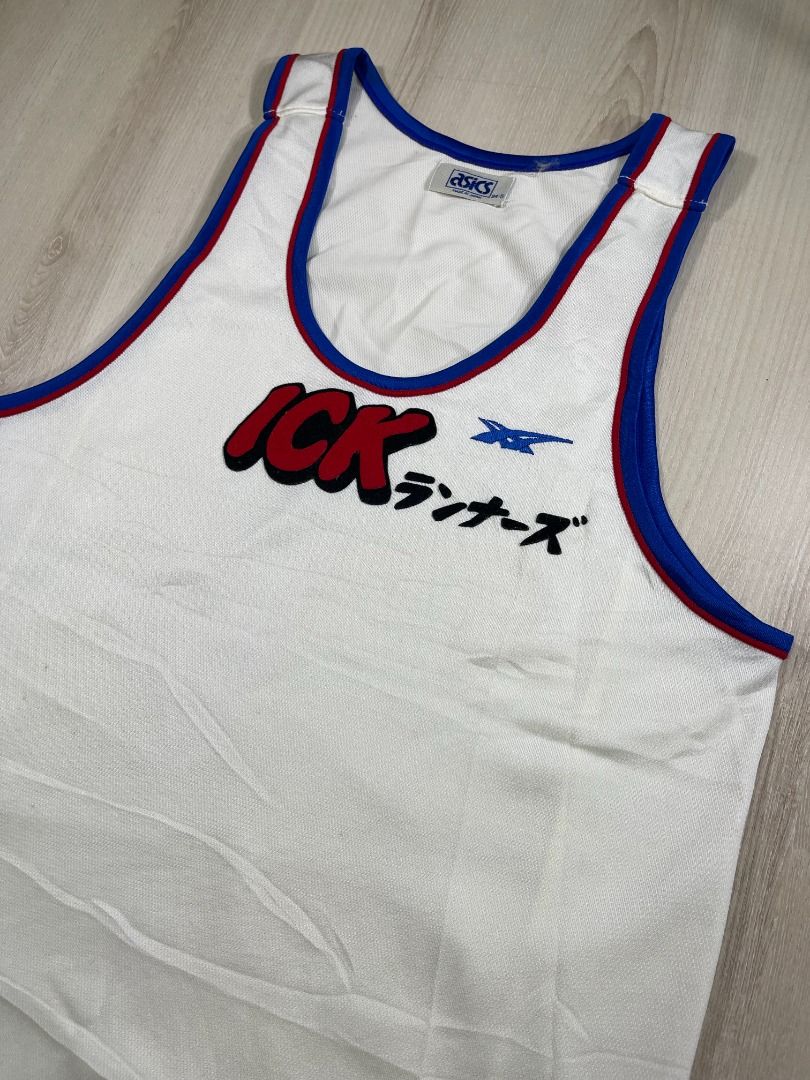 Asics Vintage Running Singlet #CH8 Used, Men's Fashion, Tops & Sets ...