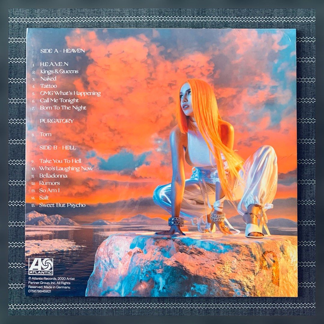 Ava Max - Heaven & Hell Limited Transparent Orange Edition [Analog ...