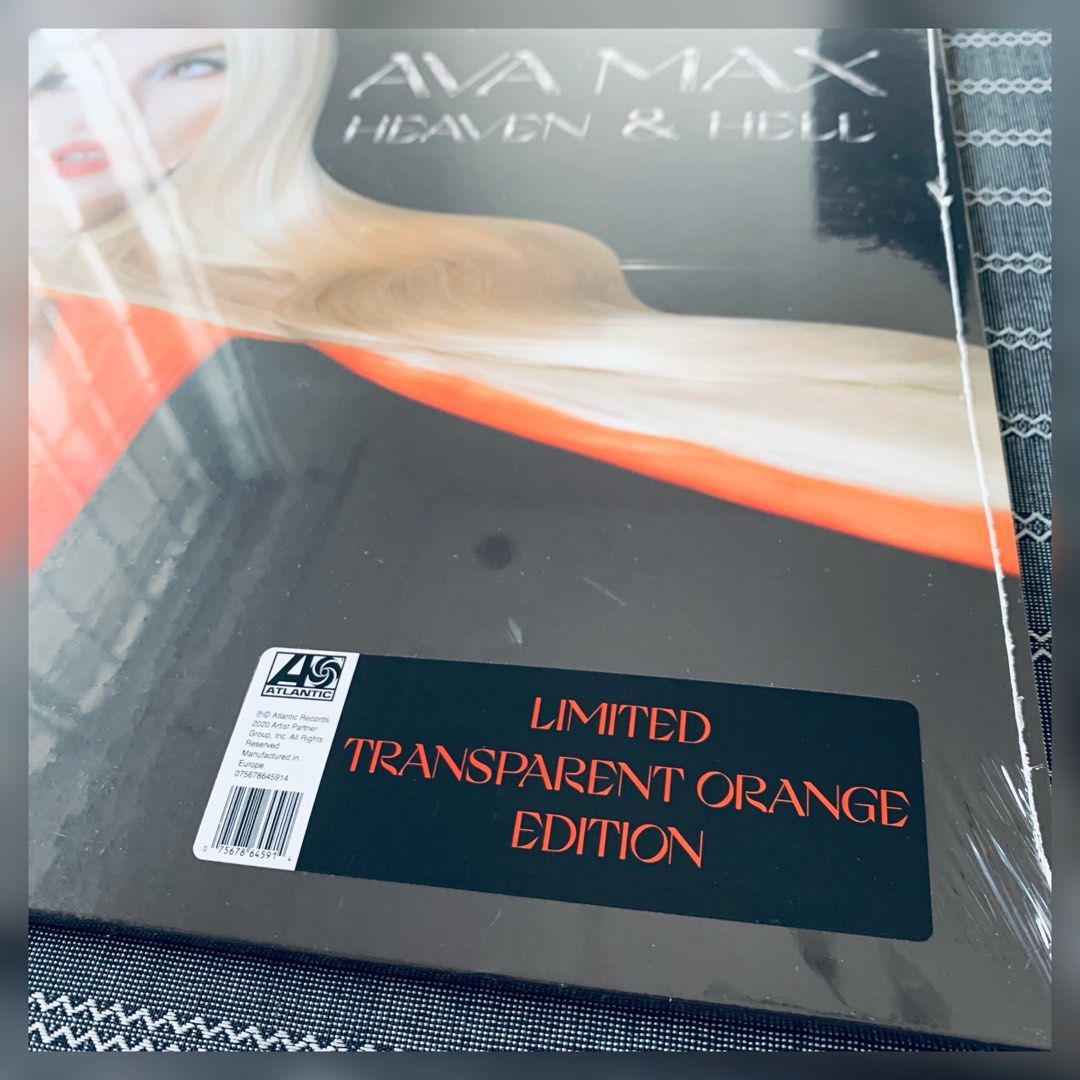 Ava Max - Heaven & Hell Limited Transparent Orange Edition [Analog ...