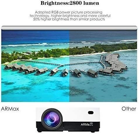 [B2890] ARMax Huge Screen Movie Projector 4.3'',Multimedia Home Theater ...