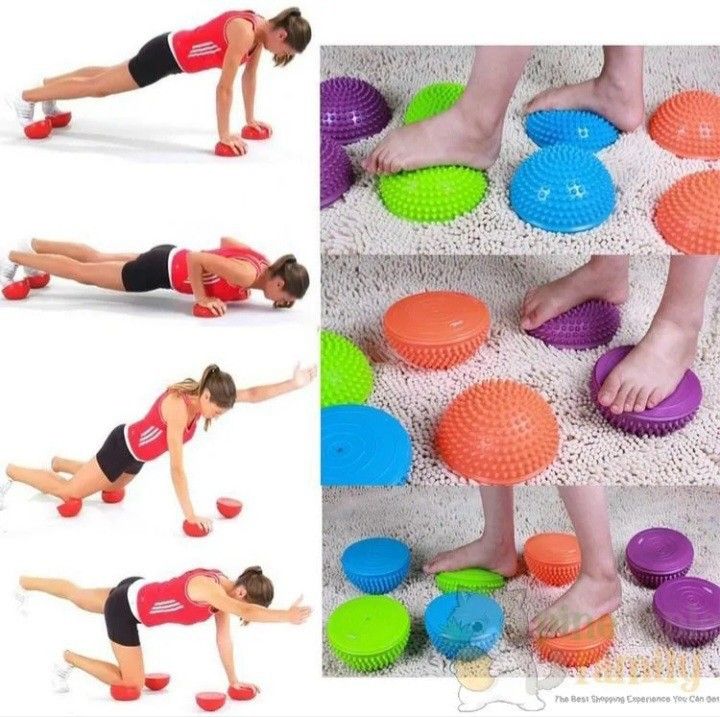 Balancing Sensory Semi Ball, Sports Equipment, Exercise & Fitness ...
