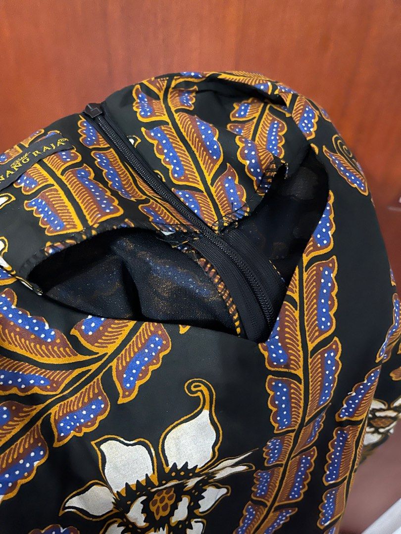 Batik Dress Benang Raja Premium, Fesyen Wanita, Pakaian Wanita, Gaun ...