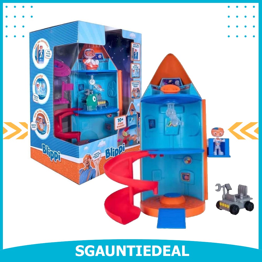 Blippi Rocket Ship Large Playset, Hobbies & Toys, Toys & Games on Carousell