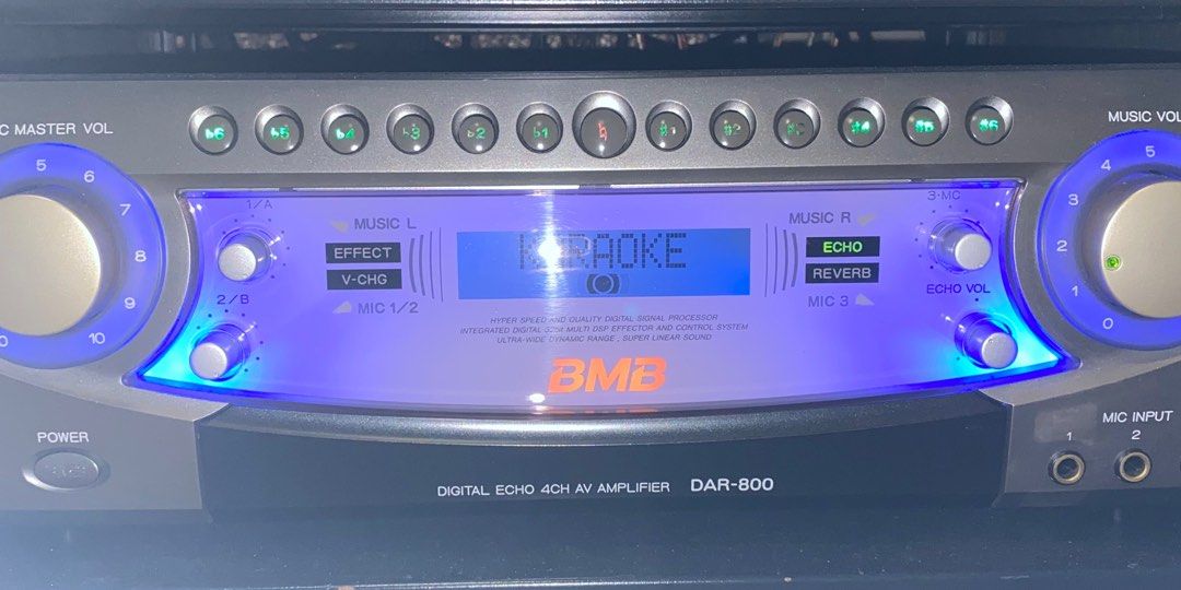 BMB DAR 800 high power karaoke amplifier, Audio, Soundbars, Speakers ...