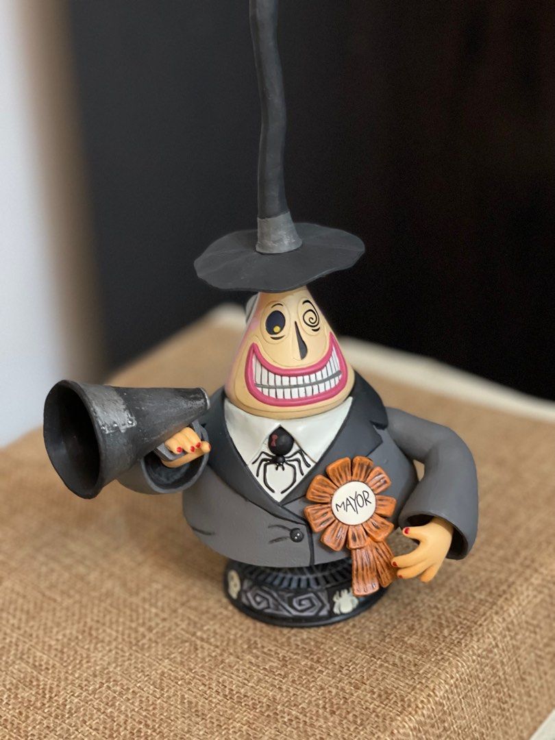 BNIB Nightmare Before Christmas Mini Bust Up series 1 Mayor Collectible ...