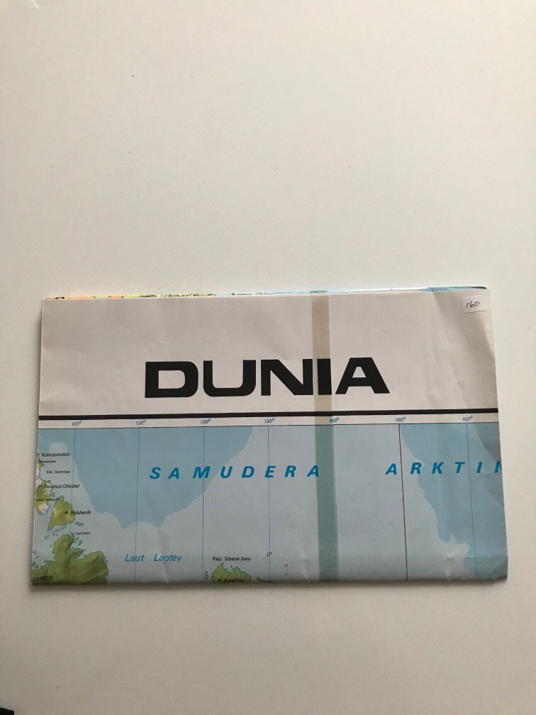 Buku Peta Dunia Uk 90x125 cm BK-KI-311, Buku & Alat Tulis, Buku di ...