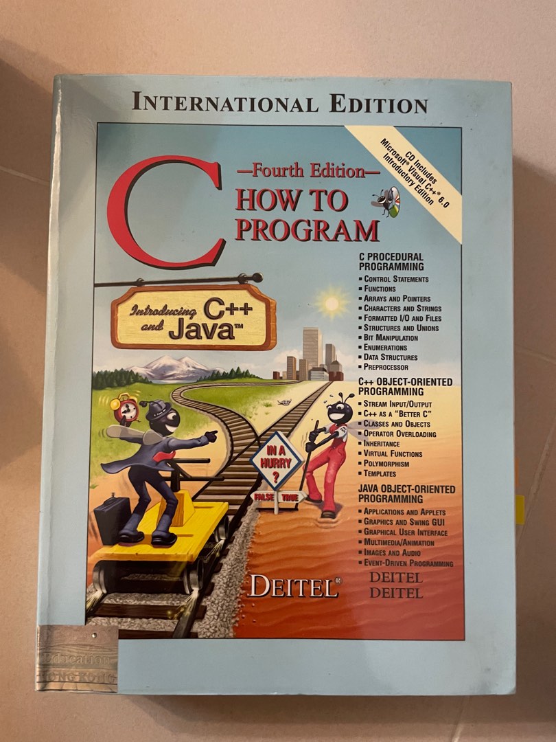 C How to program 4th edition, 興趣及遊戲, 書本 & 文具, 教科書 - Carousell