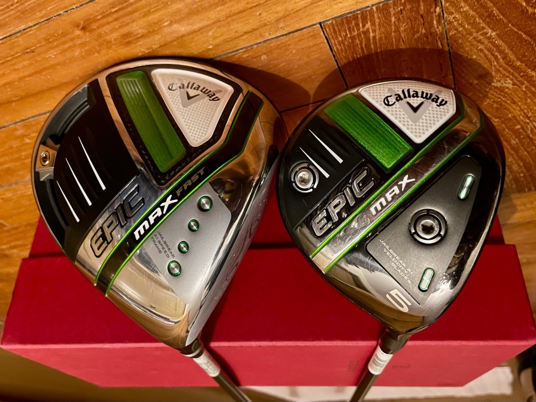 Callaway Epic Max Fast Golf Driver & Max Wood 5, Sports Equipment ...