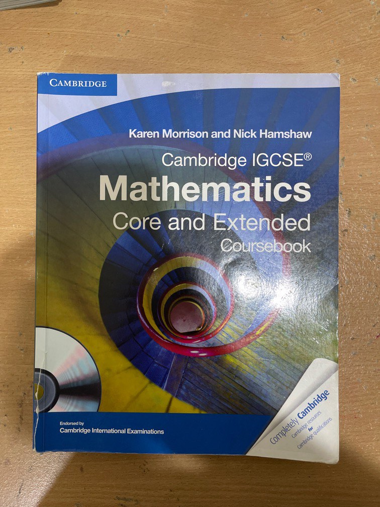 Cambridge Igcse Mathematics Core And Extended Coursebook Buku And Alat