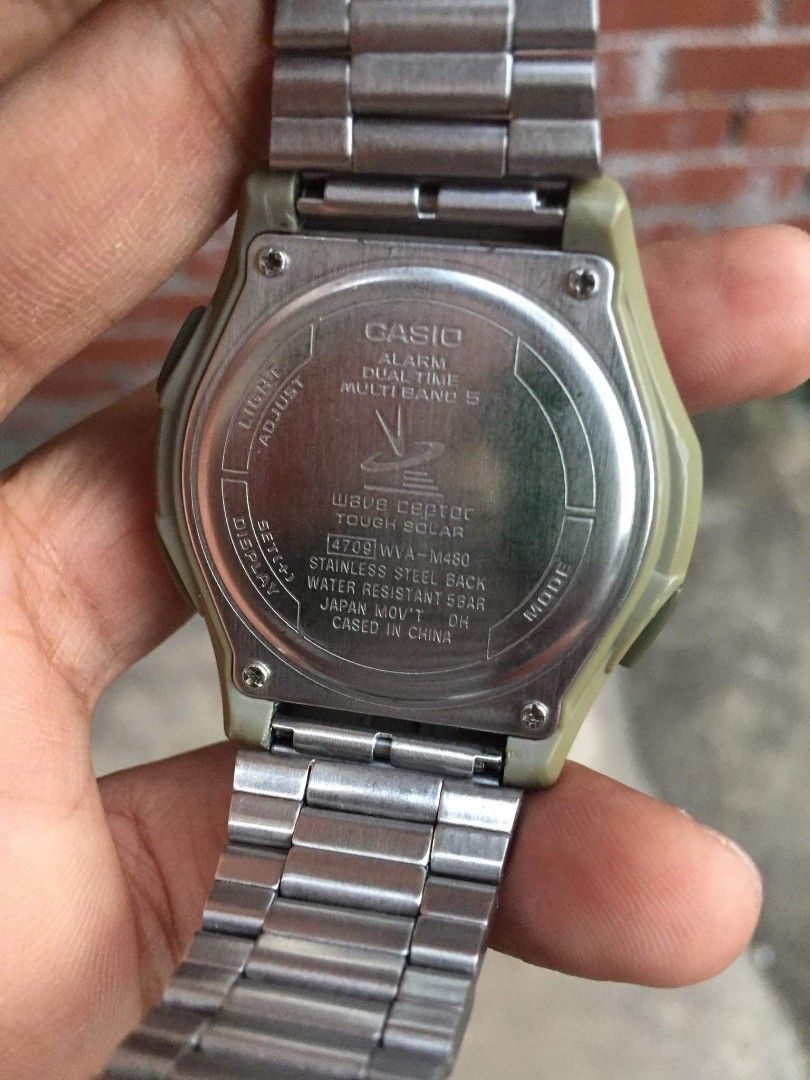 Casio WVA-M480 Tough Solar/Wave Ceptor, Men's Fashion, Watches ...