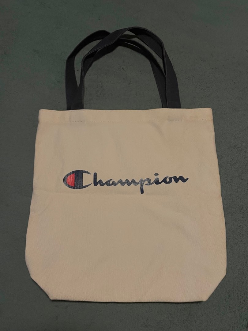 Champion Tote Bag, Women's Fashion, Bags & Wallets, Tote Bags on Carousell