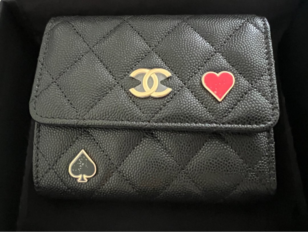 Chanel CF 23C Three Folds Wallet Card Holder, Luxury, Bags & Wallets on ...