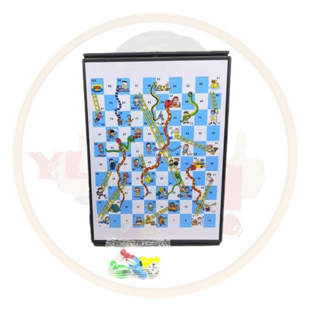 Chess and Snake & Ladders boardgame (2 in 1), Hobbies & Toys, Toys ...