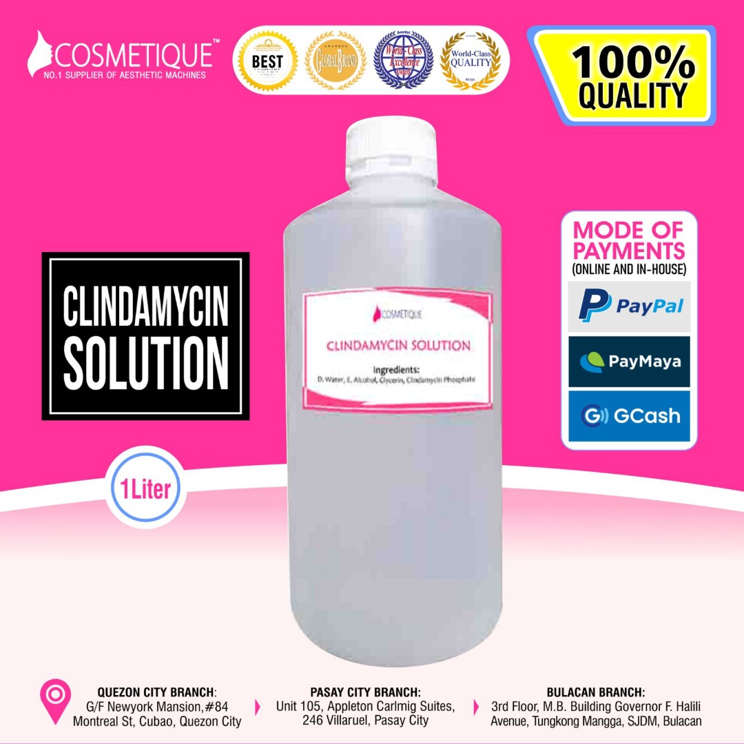 Clindamycin Solution 1liter for Acne, Beauty & Personal Care, Face ...