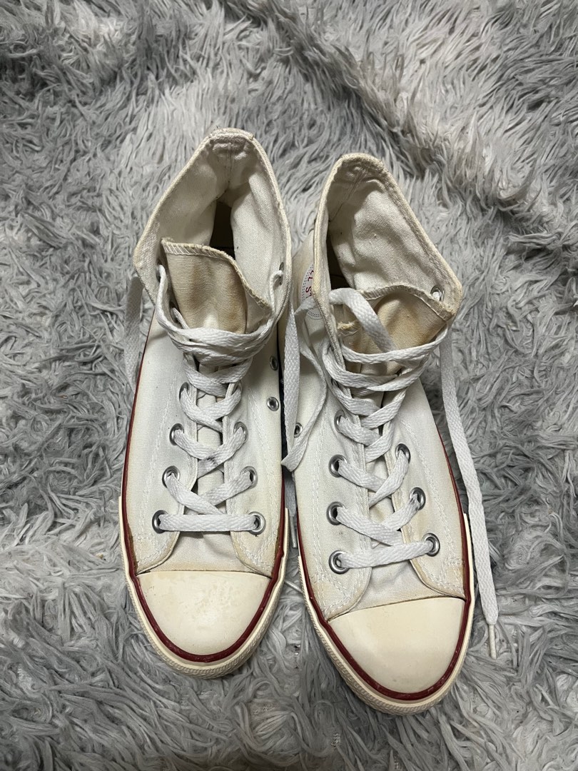 Converse White 1990s vintage Original, Women's Fashion, Footwear ...