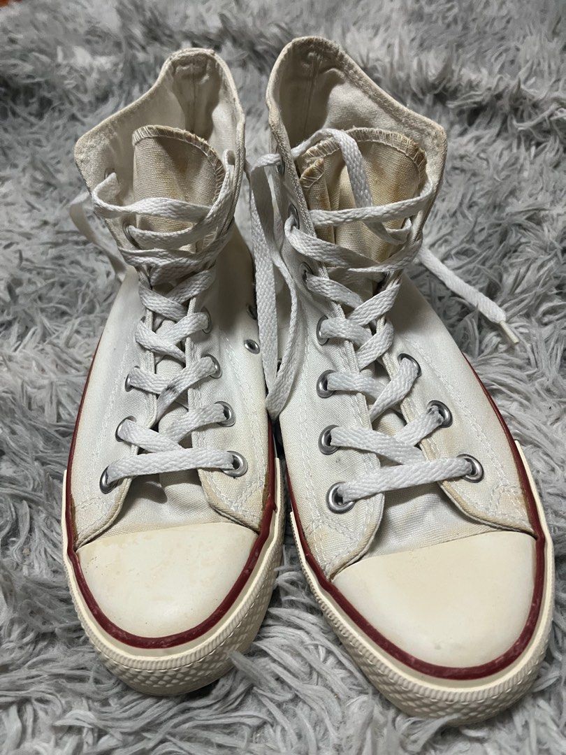 Converse White 1990s vintage Original, Women's Fashion, Footwear ...