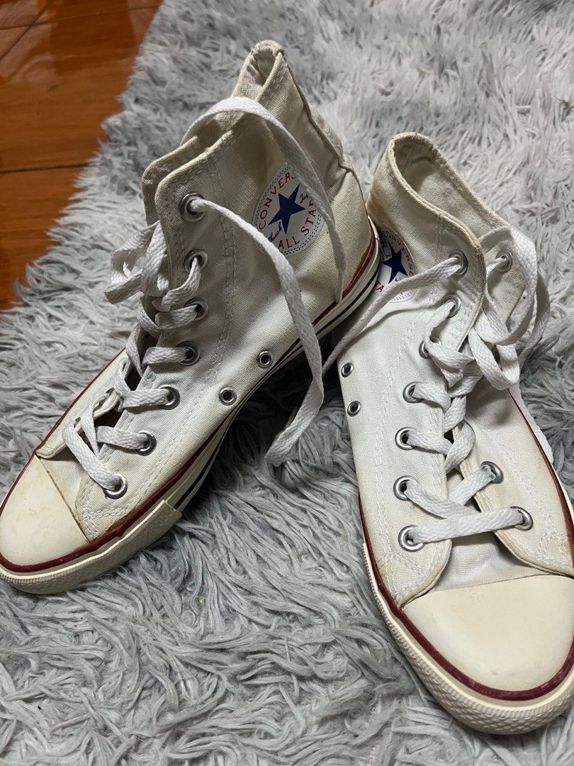Converse White 1990s vintage Original, Women's Fashion, Footwear ...