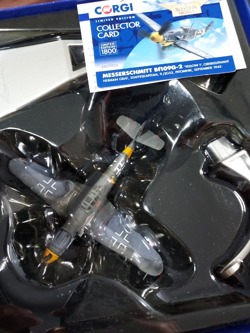 Corgi WW2 ME109 Herman Graf, Hobbies & Toys, Memorabilia & Collectibles ...