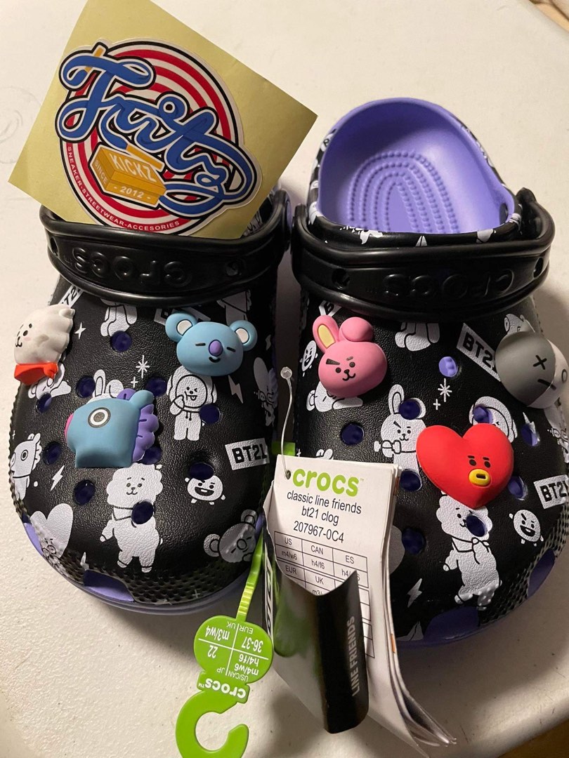 Crocs BT21 x Collab Sz: 6 womens Brandnew Onhand, Women's Fashion ...