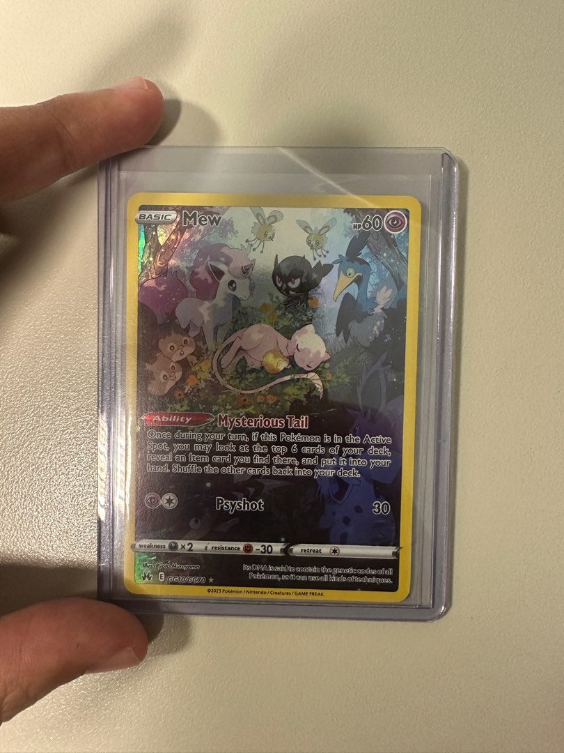 Crown Zenith Cards - Mew Trainer Gallery, Hobbies & Toys, Toys & Games ...