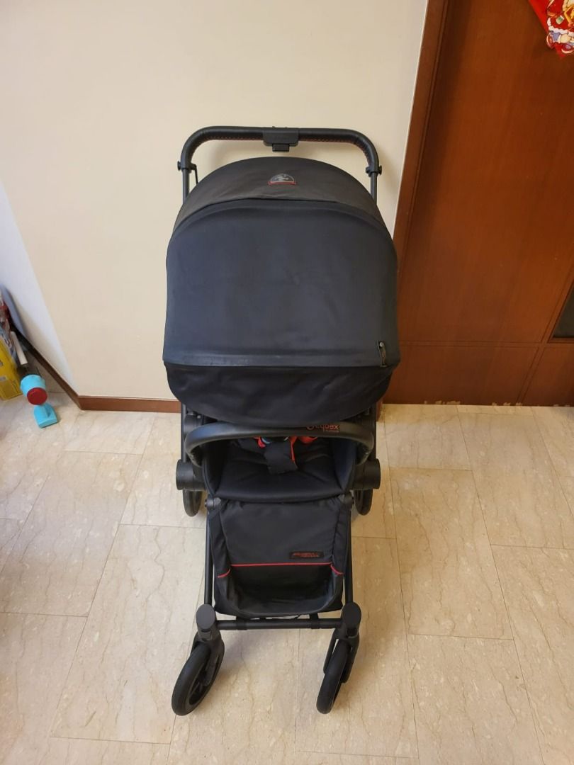Cybex PRIAM stroller Ferrari limited edition black 80% new, Babies ...