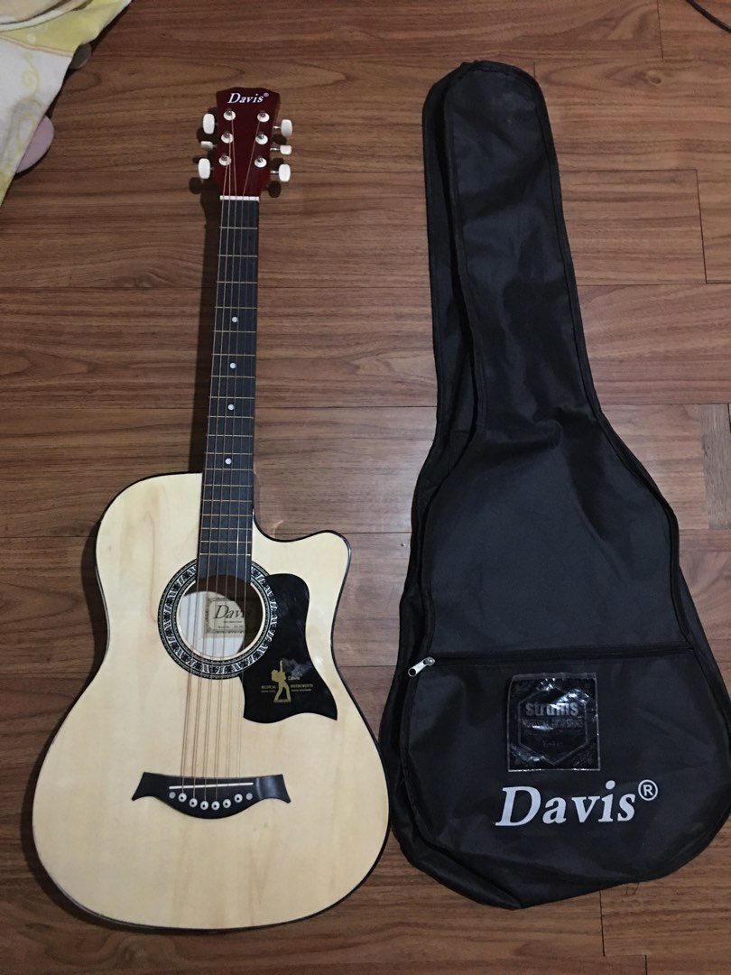 Davis Acoustic Guitar, Hobbies & Toys, Music & Media, Musical ...