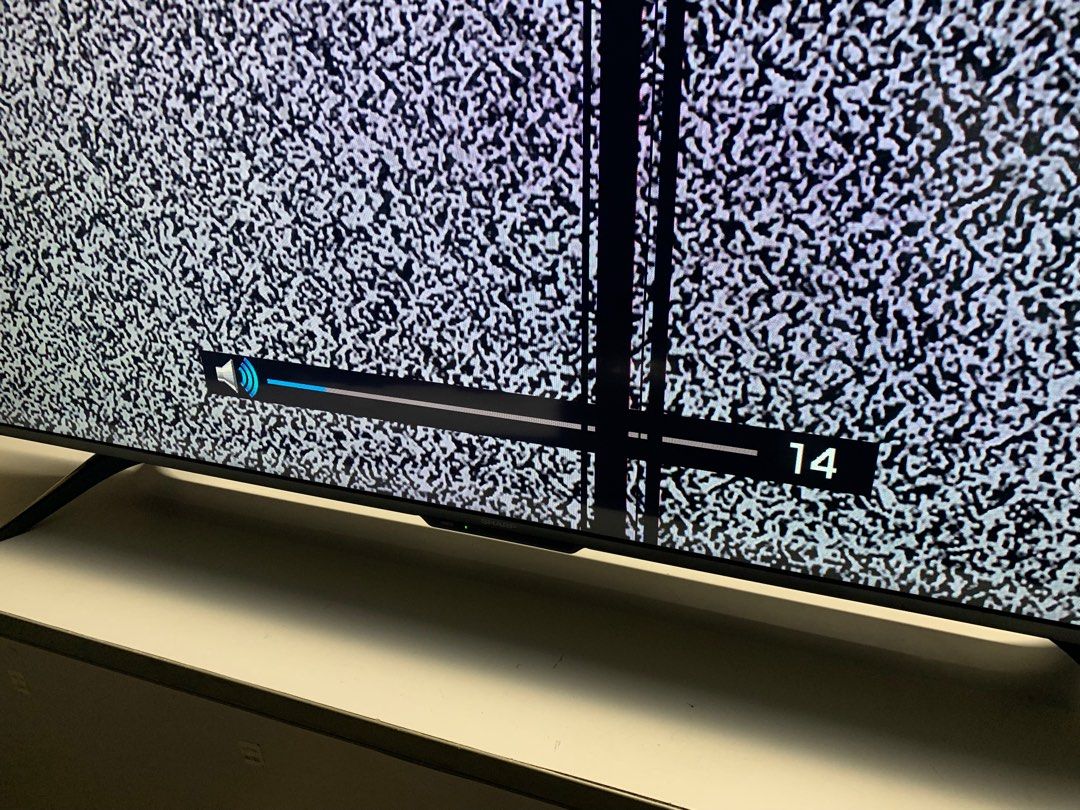 Defective Screen Sharp Aquos LED 50" Basic TV, TV & Home Appliances, TV ...