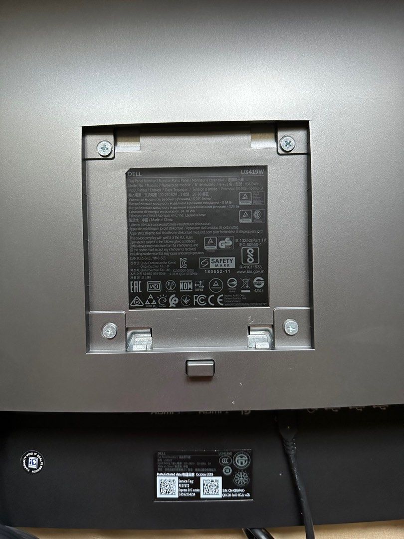 Dell U3419W 34 inch monitor for sale Php 20,000, Computers & Tech ...