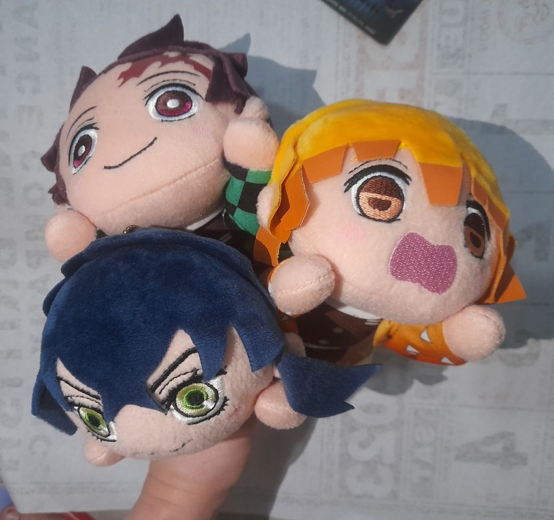 Demon Slayer Trio plush set on Carousell