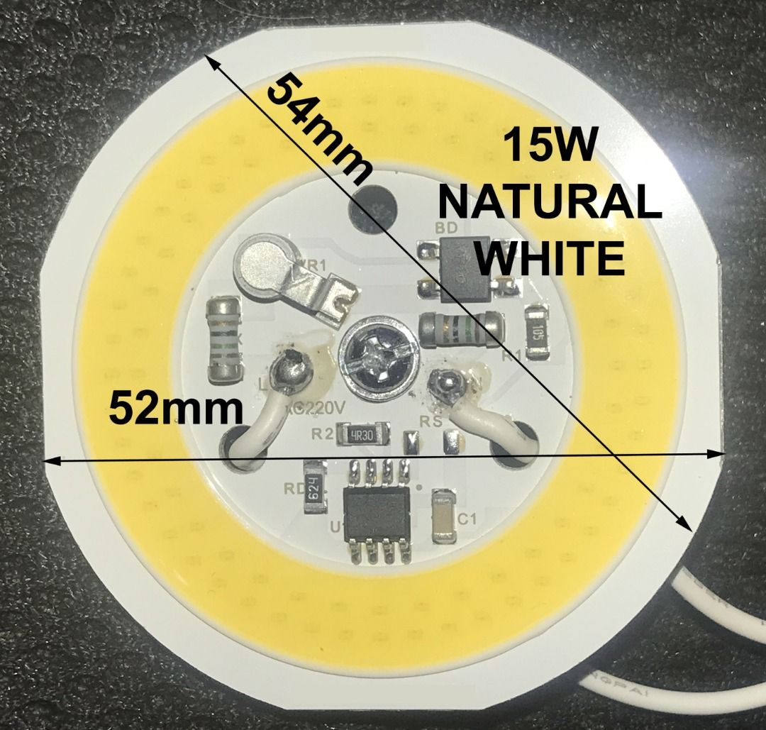 DIY Panel Ceiling Light Replacement, COB LED 15W Natural White (1200 ...