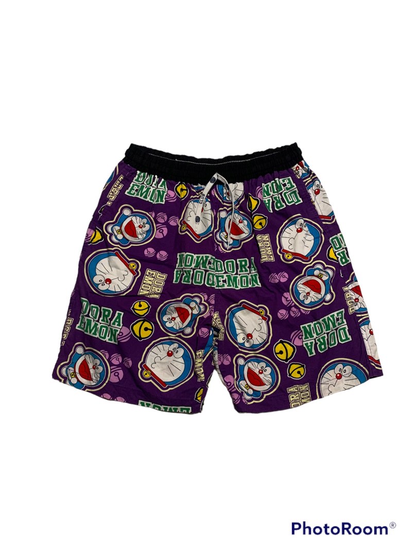 Doraemon AOP short, Men's Fashion, Bottoms, Shorts on Carousell