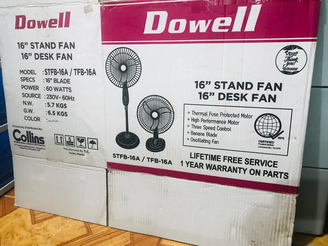 Dowell Fan, Furniture & Home Living, Lighting & Fans, Fans on Carousell