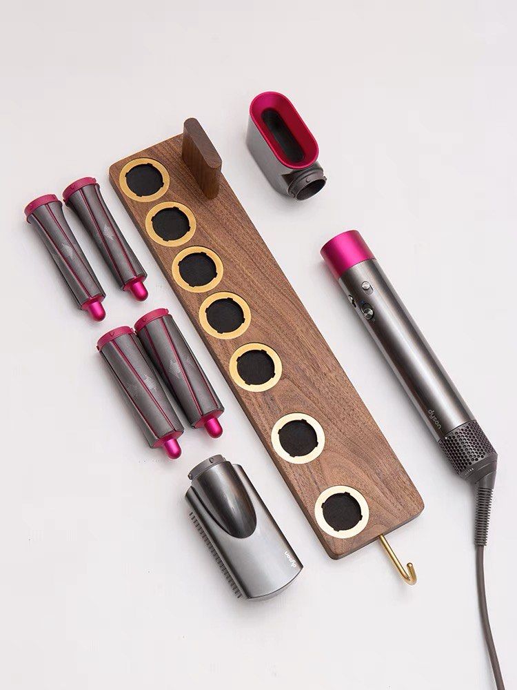 Dyson air wrap solid wood oak rack, Furniture & Home Living, Furniture ...