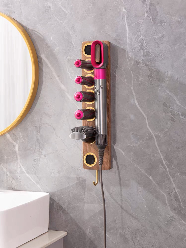 Dyson air wrap solid wood oak rack, Furniture & Home Living, Furniture ...