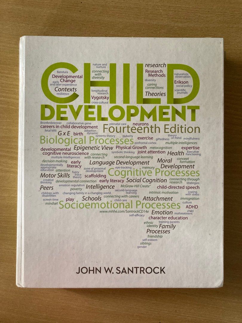 Early Childhood Textbook Child Development by John Santrock, Hobbies ...