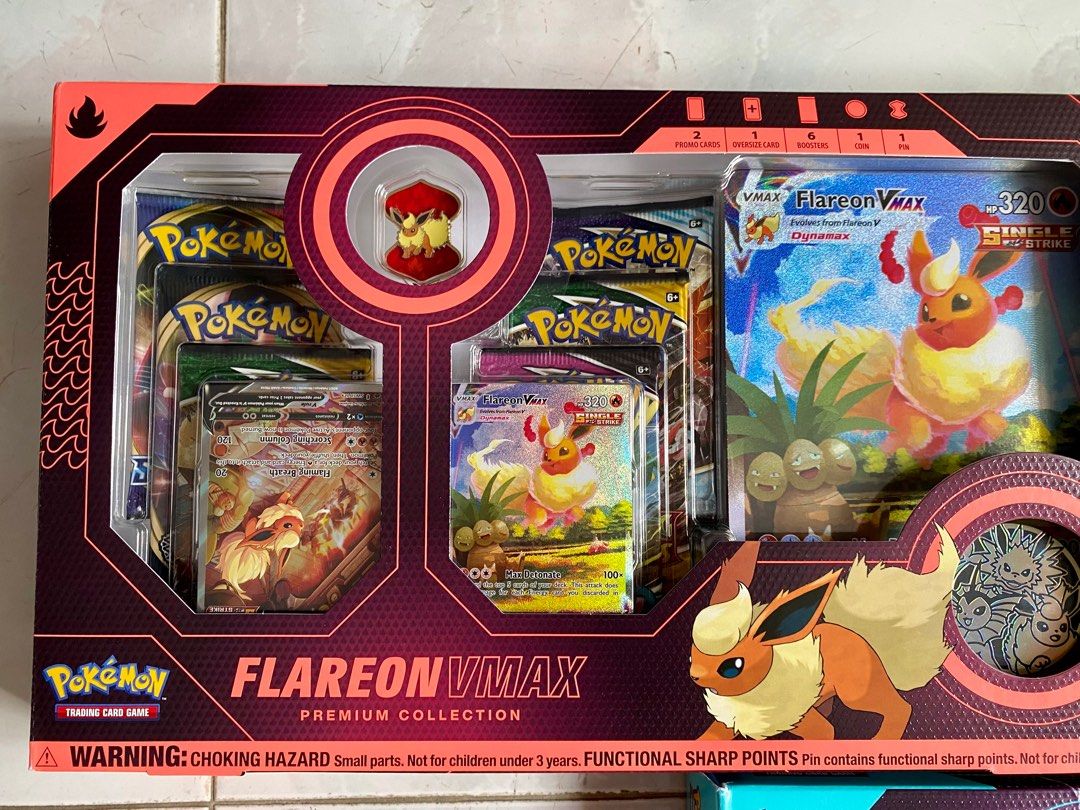Eeveelution premium collection box flareon Vaporeon jolteon, Hobbies ...