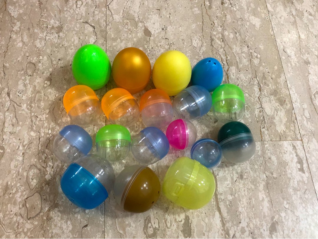 gashapon ball /Egg container/storage (suitable for Easter egg,egg hunt ...