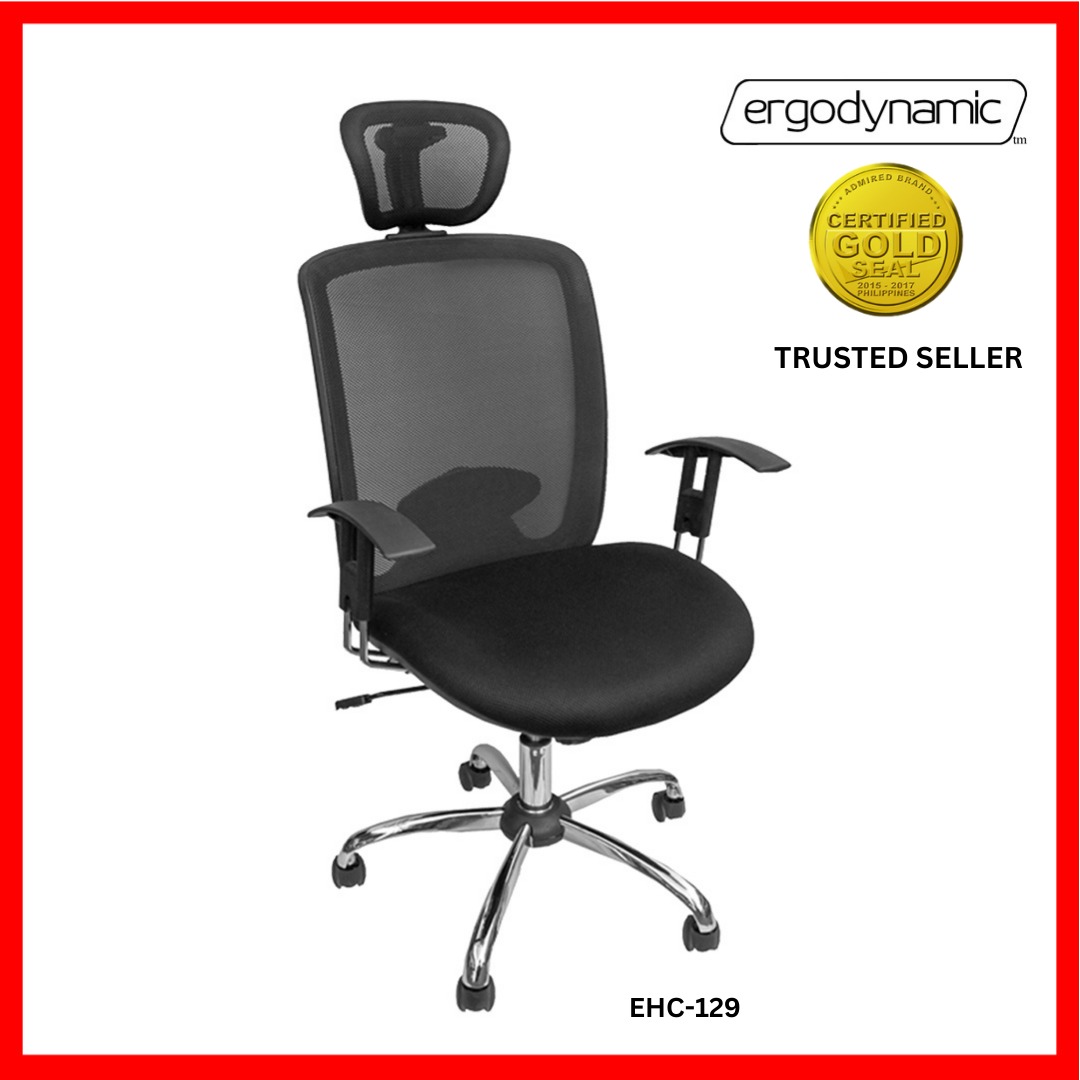Ergodynamic EHC-129 HEAVY DUTY HIGH END High Back Mesh Office Chair ...