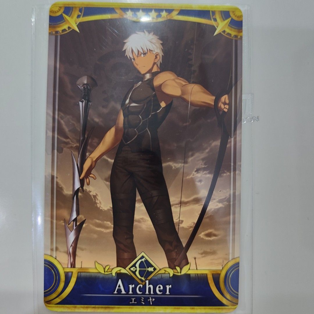 Fgo Emiya Shirou card (Fate Grand Order Arcade), Hobbies & Toys ...
