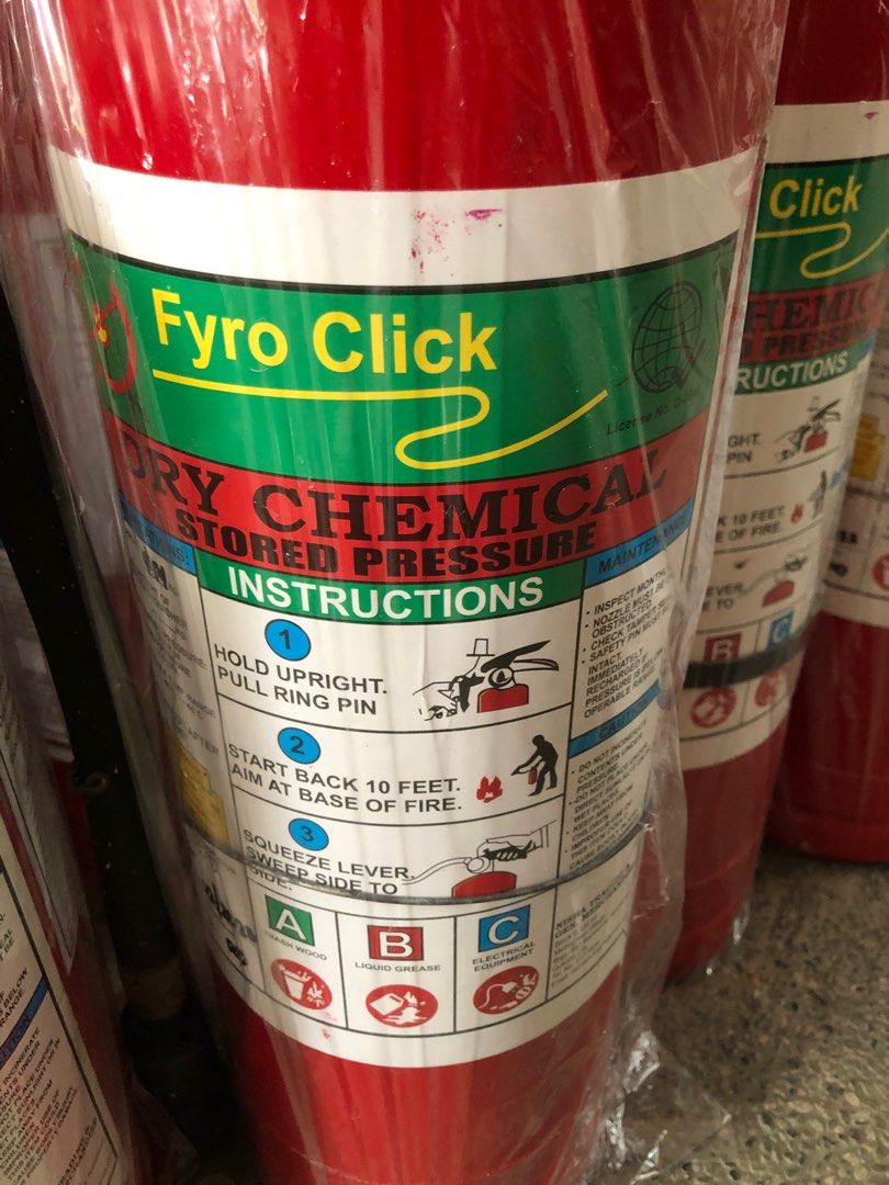 Fire Extinguisher 20lbs Dry Chemical AFFF Chemical on Carousell
