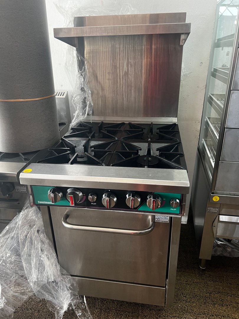(Free delivery and warranty) toastmaster 4 open burner with oven/ open ...
