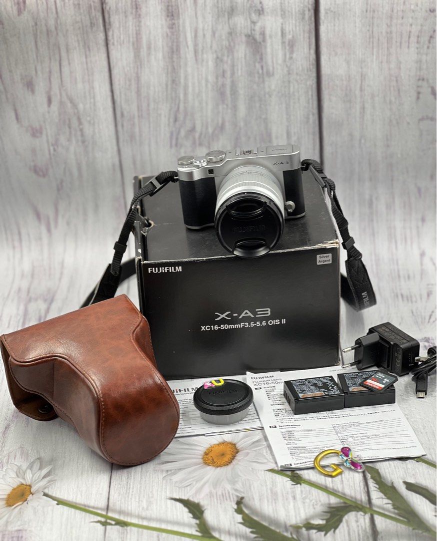 FUJIFILM X-A3 Mirrorless 24MP Full HD Tilt Touch Screen Camera Complete ...