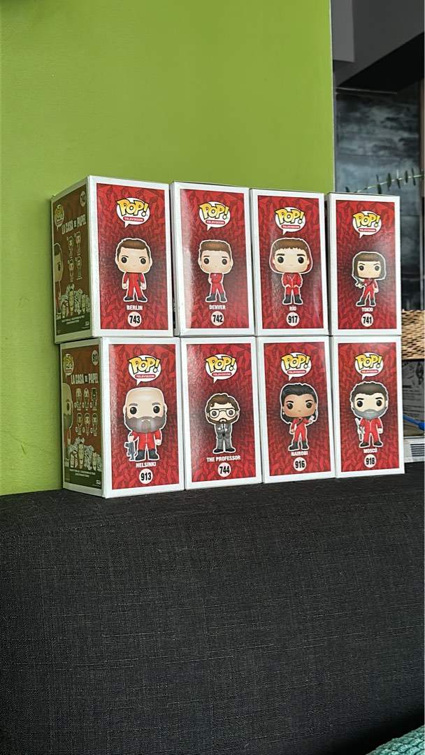 [FUNKO POP] MONEY HEIST, Hobbies & Toys, Toys & Games on Carousell
