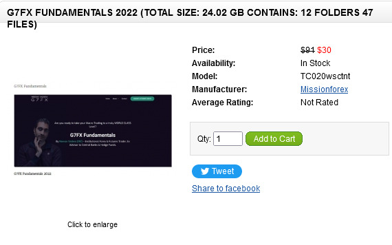 G7FX Fundamentals 2022 (Total size: 24.02 GB Contains: 12 folders 47 ...